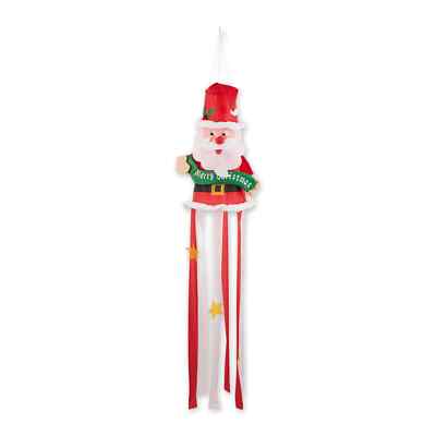 Santa Windsock Clause Merry Christmas Holiday Jolly Decor Season ...