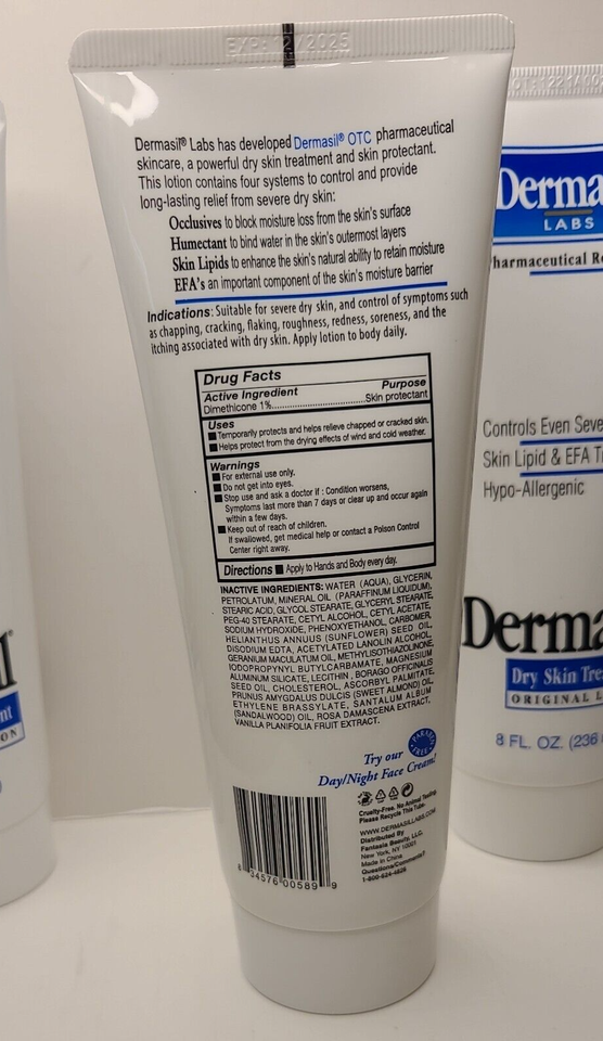 Dermasil Dry Skin Treatment 4 Pack 8 Oz Bottles Severy Dry Skin Skin ...