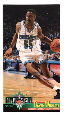 1993-94 NBA JAM SESSION DAVID WINGATE CARD #26 **NM-MT** CHARLOTTE ...
