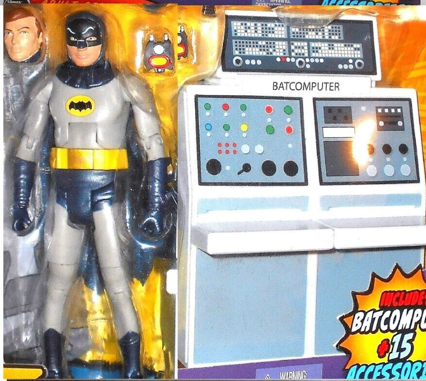 Batman classic TV series BATCAVE Adam West batcomputer 1966 mattel dc ...
