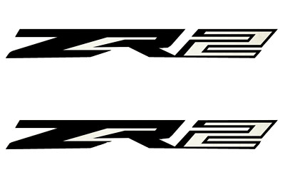 ZR2 Decals Chevy Colorado Bedside Truck Sticker, contour cut (set ...