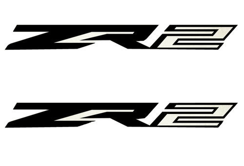ZR2 Decals Chevy Colorado Bedside Truck Sticker, contour cut (set ...