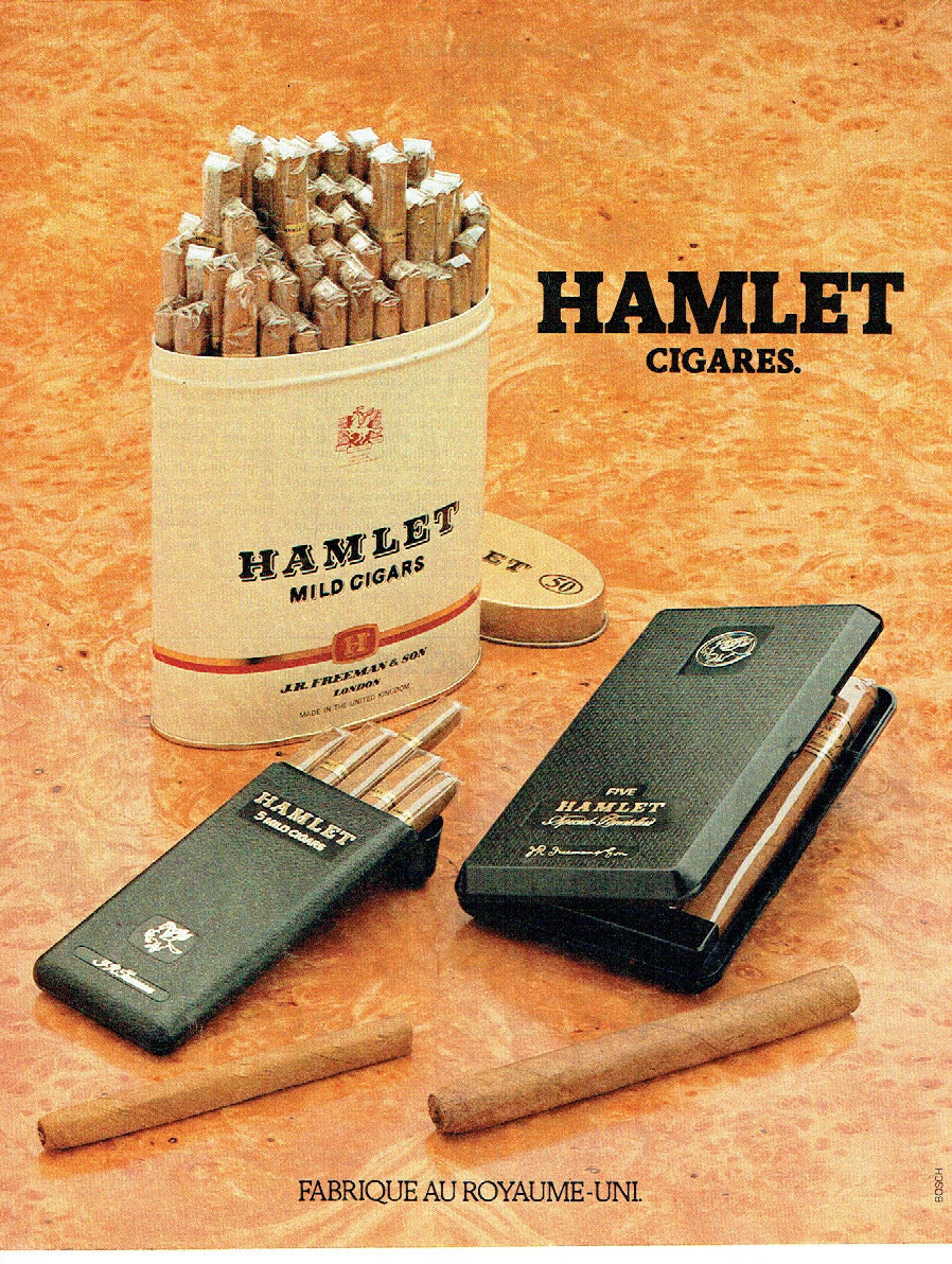 PUBLICITE ADVERTISING 036 1980 Hamlet cigares | eBay