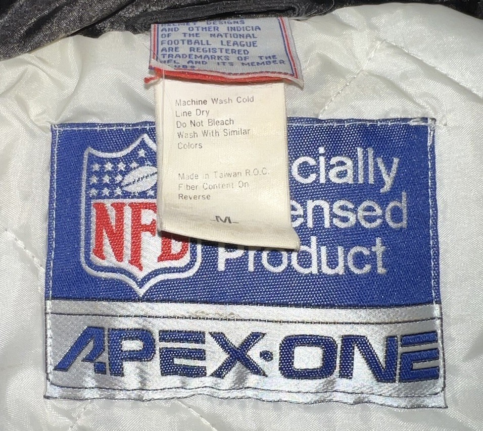 Vintage Las Vegas Oakland Raiders Apex One NFL Full Zip Black Jacket ...