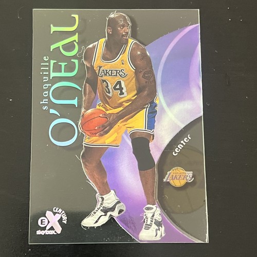 1999-2000 Shaquille O'Neal Shaq #14 Skybox E-X Century Lakers Acetate ...