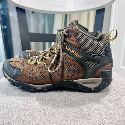 Merrell Crosslander 2 Mid Waterproof Hiking Boots J035717 Earth Men’s ...
