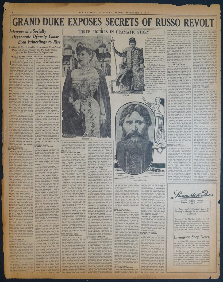 Rasputin Russian Revolution