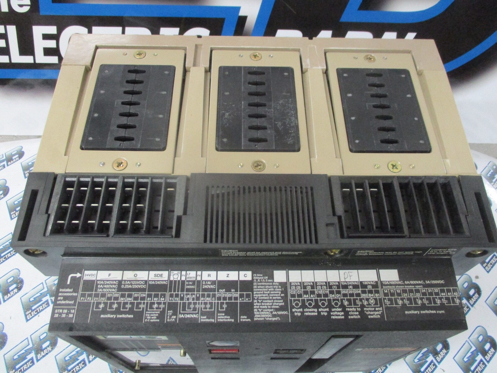 MP16H1 Merlin GERIN Masterpact Circuit Breaker 1600a LSIG With Str58u ...