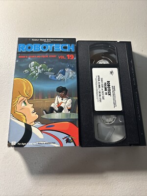 VTG Anime ROBOTECH VHS Tape Volume 19 Family Home Entertainment Tested ...