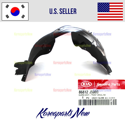 FRONT Fender Liner Right PASSENGER 86812J5000 ⭐GENUINE⭐ KIA STINGER ...