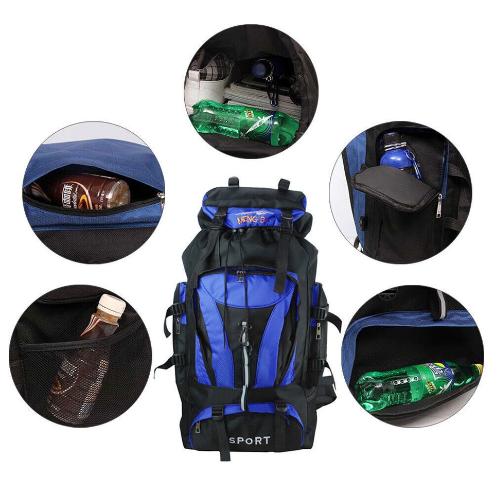 70L 80L Outdoor Camping Hiking Backpack Waterproof Rucksack For Travel ...