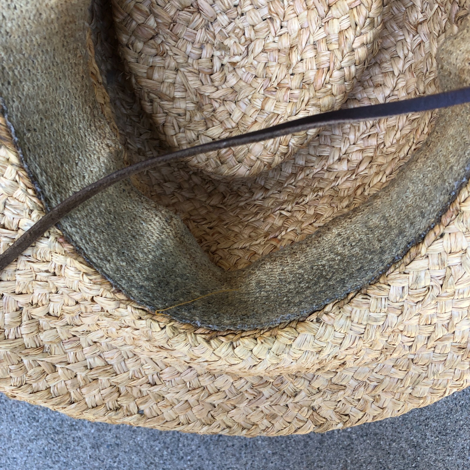Genuine Raffia DORFMAN PACIFIC Straw Panama Hat Men's… - Gem