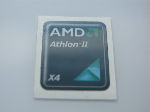 AMD Athlon 64 x4 II Sticker Badge Emblem Laptop PC Mini Desktop 18 x ...