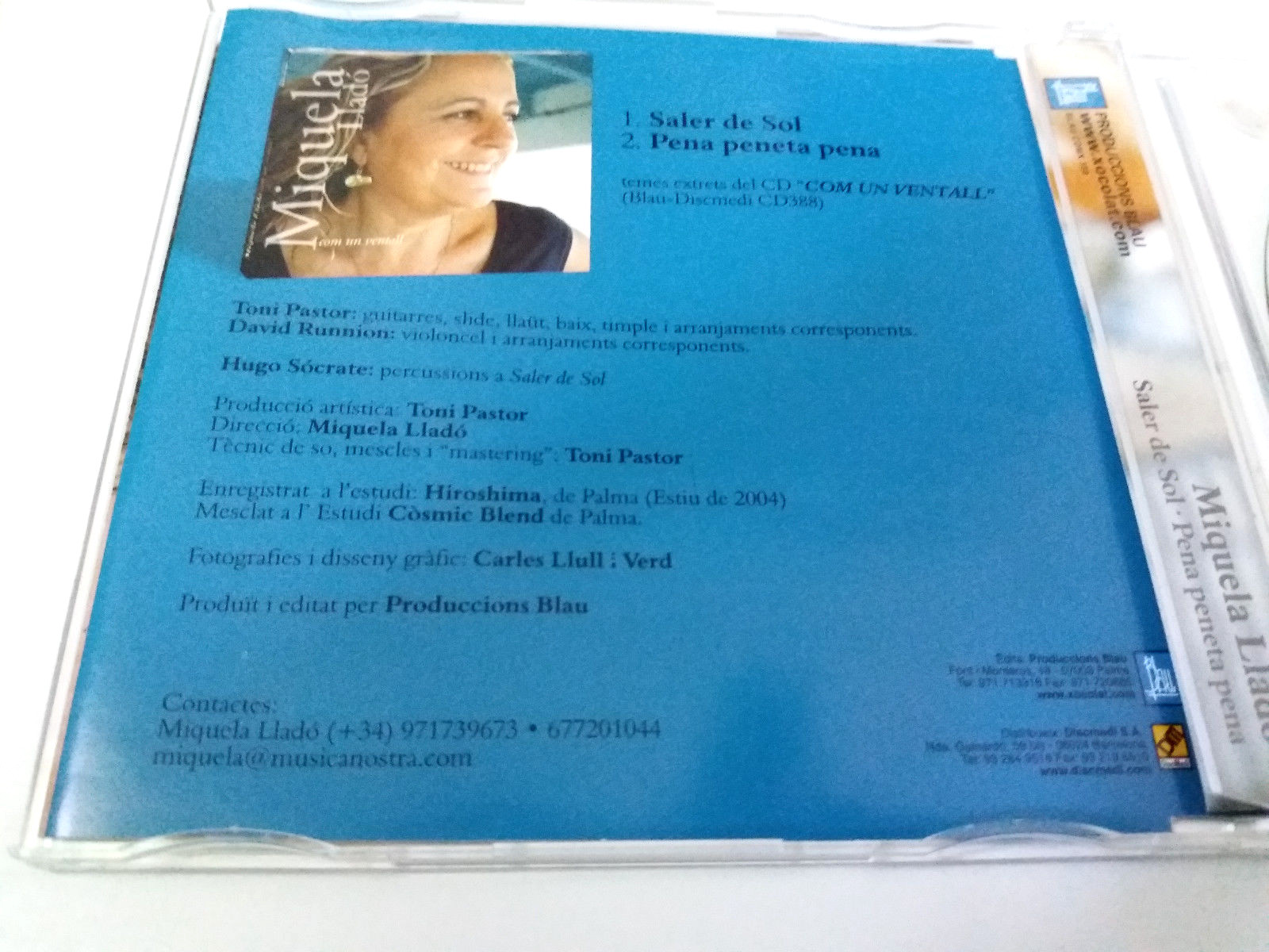 Miquela Lladó " Daler De Sol / Pena Peneta Pena " CD Single 2 Titres ...