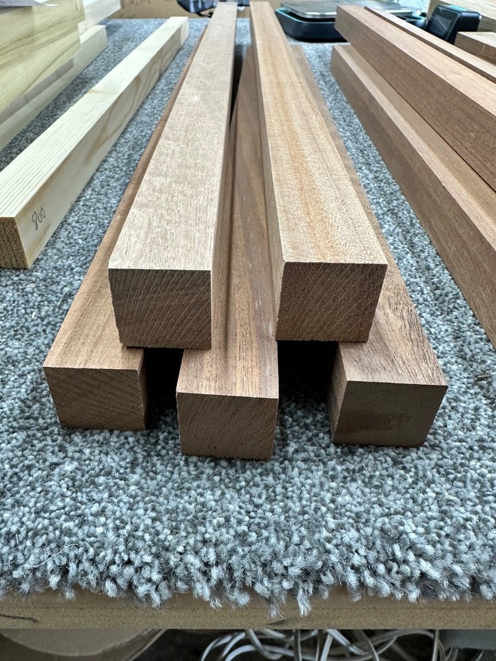 SOLID SAPELE HARDWOOD 30mm x 30mm, Door, Glazing, Joinery, Turning | eBay