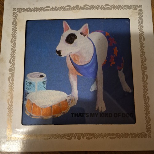 1987 Bud Light Spuds Mackenzie Pop Art Print Glass Vintage | eBay