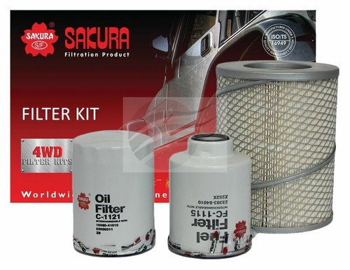 Sakura Filter Service Kit for Toyota Hilux LN65 LWB 2L 2.4 Diesel 1983 ...