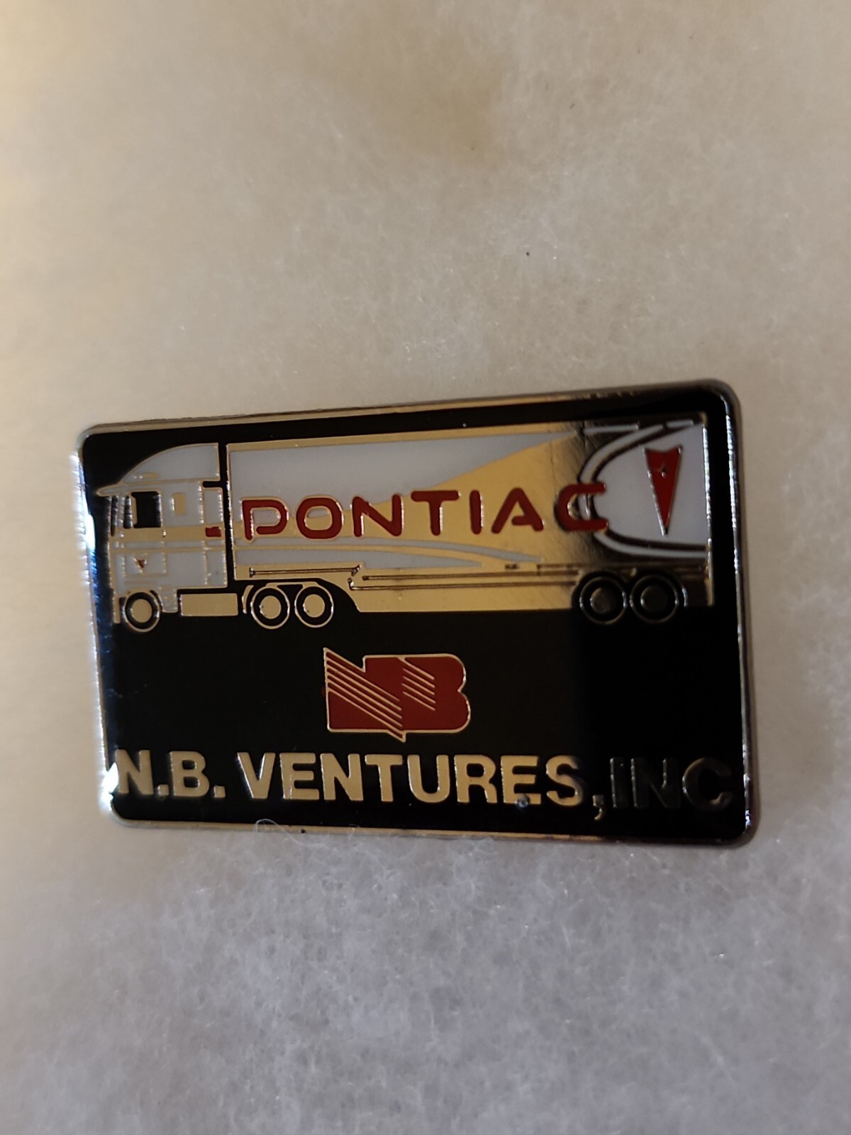 Pontiac N.B. Ventures Inc Semi Truck Trucking Transport Hat Lapel ...