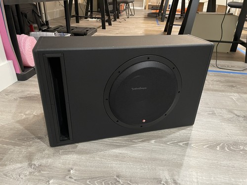 Rockford Fosgate P500-12P 12in. 500w Powered Enclosure Subwoofer System ...