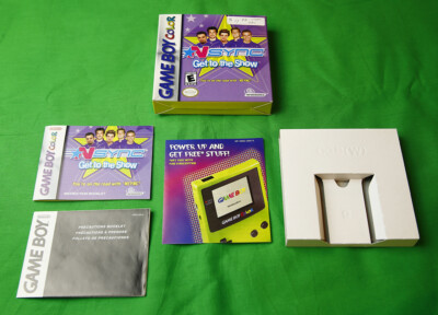 NSync : Get to Show • Nintendo Game Boy Color System • Infogrames *Box ...