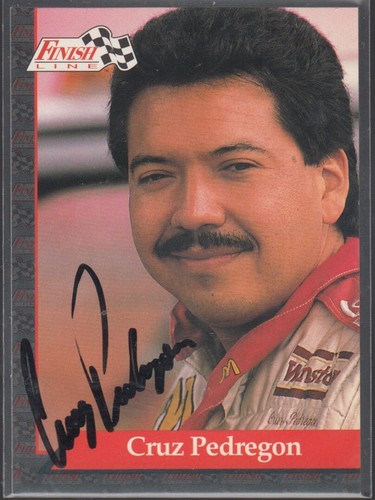 CRUZ PEDREGON 1993 Finish Line NHRA Drag Racing #65 TTM/IP Signed ...