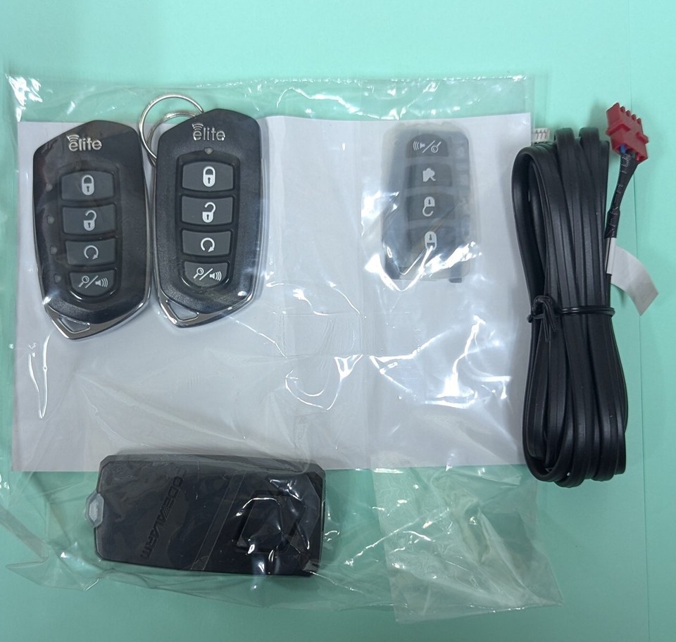Code Alarm CARS REMOTE START MODULE & CA2LED5E 2 WAY LED RF KIT 2500 FT ...