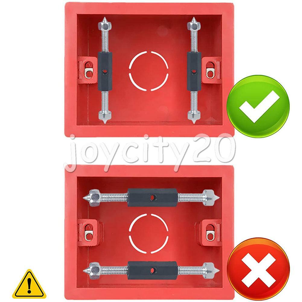 10PCS Switch Socket Cassette Screws Support Rod Wall Mount Box Repair ...