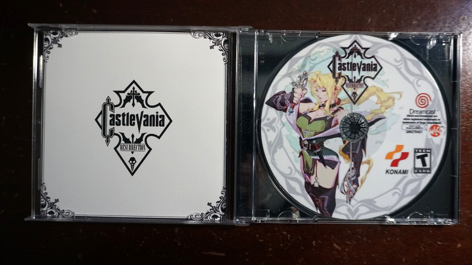 Castlevania: Resurrection - Dreamcast - Custom Jewel CD Case w/ BONUS ...