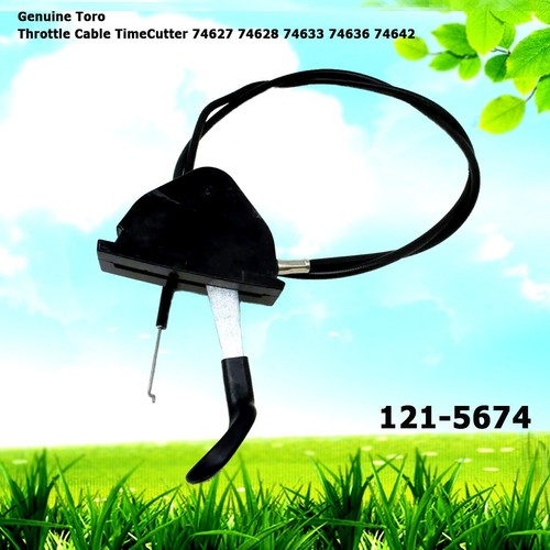Genuine Toro 121-5674 Throttle Cable TimeCutter 74627 74628 74633 74636 ...