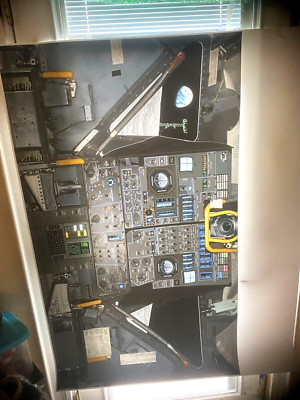 APOLLO 11 Star LEM Cockpit panel Trek Guidance Computer space Poly prop ...