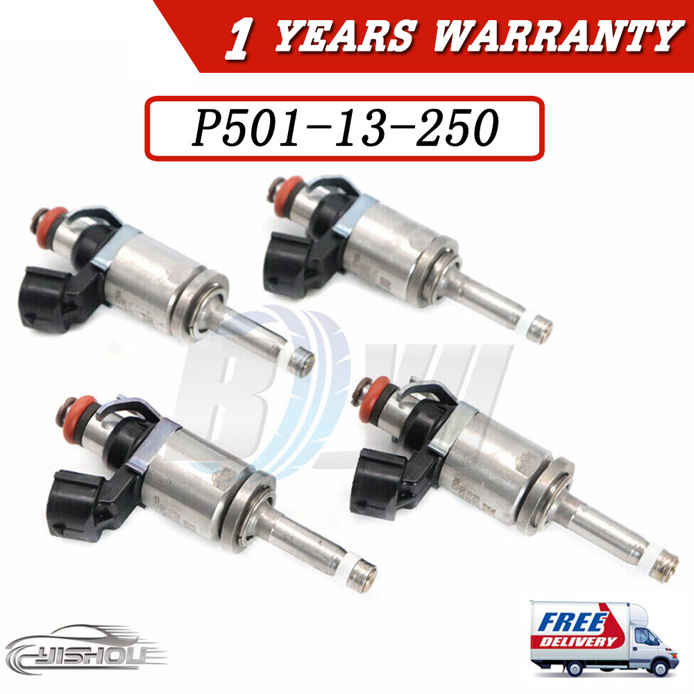 New Fuel Injectors P501-13-250 Fits For Mazda 2 3 MX-5 Europe Set of ...