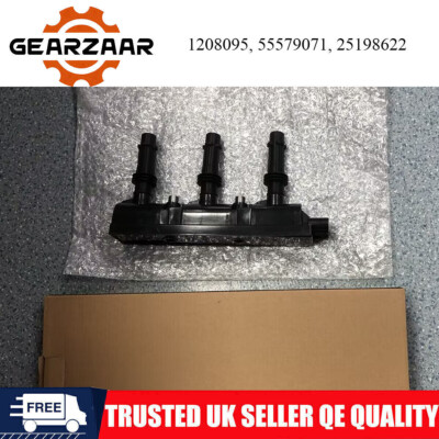 Ignition Coil Pack Fit Vauxhall Corsa 1.0 2010-2014 1208095, 55579071 ...