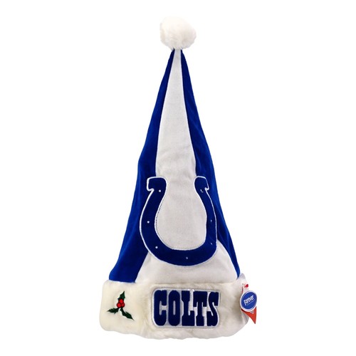 Indianapolis Colts Christmas Santa Hat (17 in) Adult Unisex Football ...