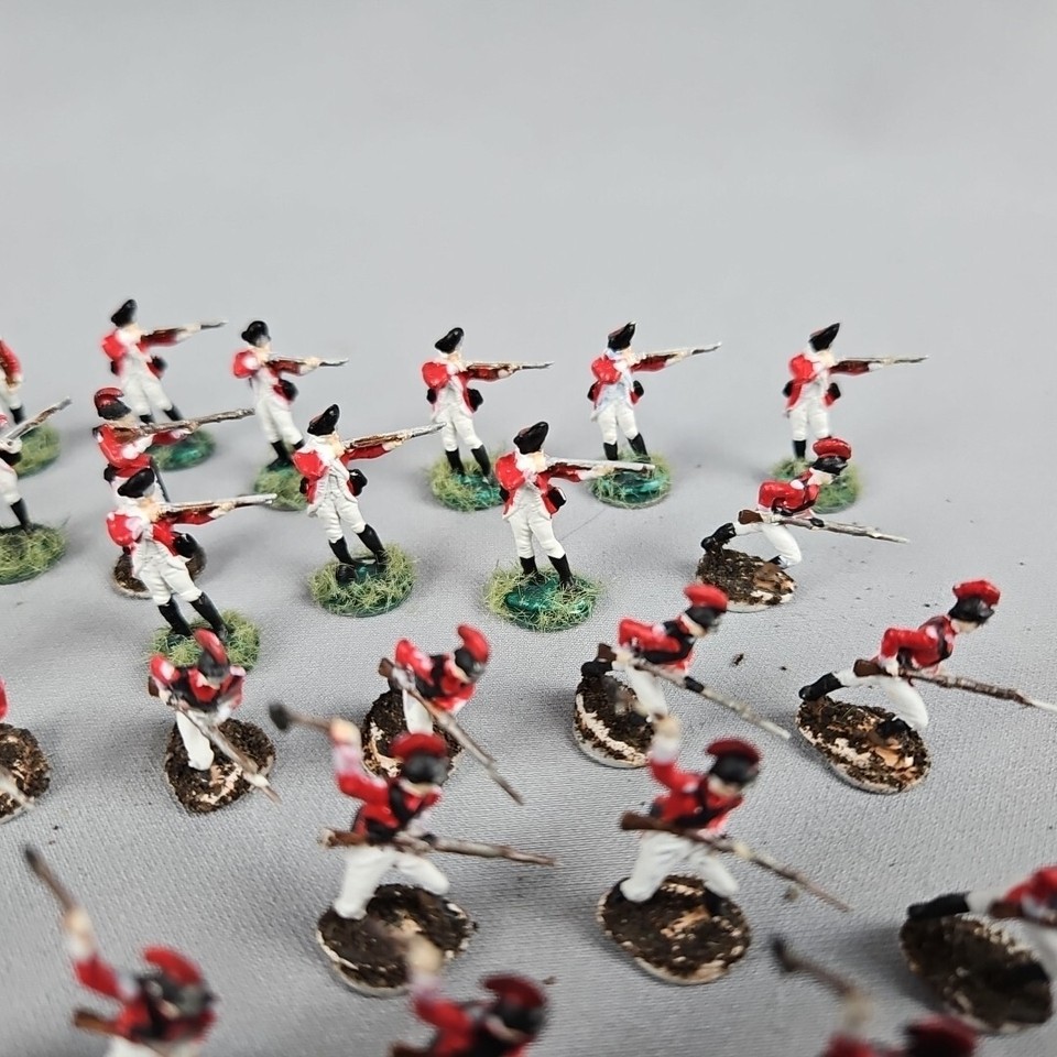 15mm Napoleonic British Infantry Lot (68) Miniature Military Figures ...