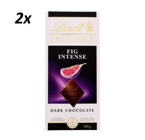 2 x Lindt EXCELLENCE Intense Fig Dark Chocolate Sweets 100g (3.52oz) | eBay