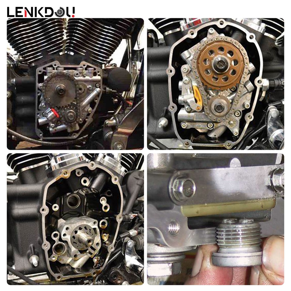 Short Sump Plug For Harley Sumping Issues Twin Cam M8 Softail Touring ...