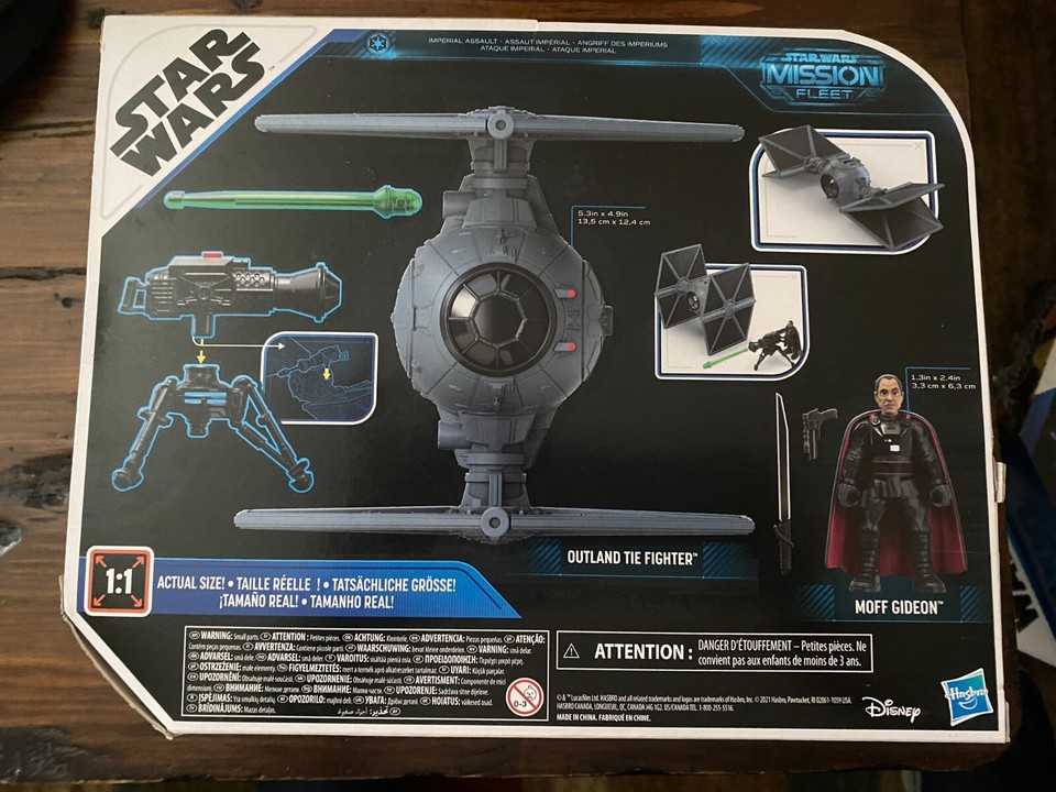 STAR WARS MISSION FLEET MOFF GIDEON & OUTLAND TIE FIGHTER MIB | eBay