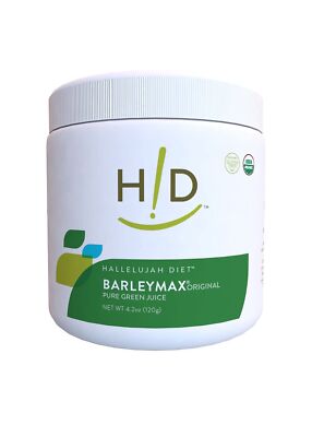 Hallelujah Diet Organic BarleyMax - Barley and Alfalfa Grass Juice ...