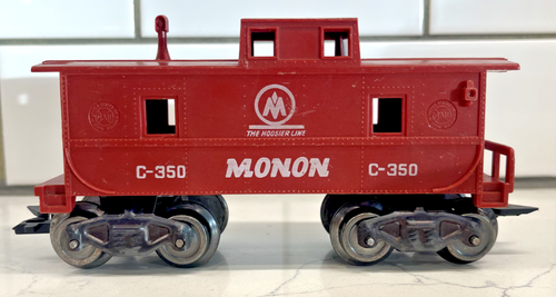 Marx O Gauge C-350 Maroon Monon Caboose Plastic 8-Wheel | eBay