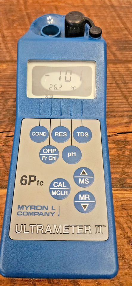 Myron L 6PFC E Ultrameter II Handheld Water Quality Test Meter w Case ...