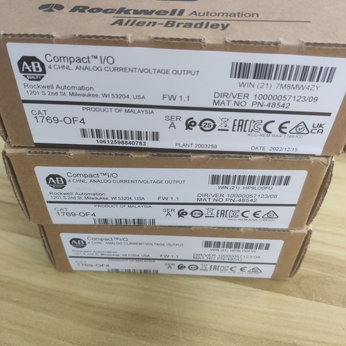 New Factory Sealed Allen-Bradley 1769-OF4 4Pt CompactLogix Analog ...