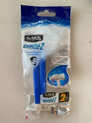 Schick Exacta 2 Blue Disposable Razor one pack of 2 razors | eBay Australia