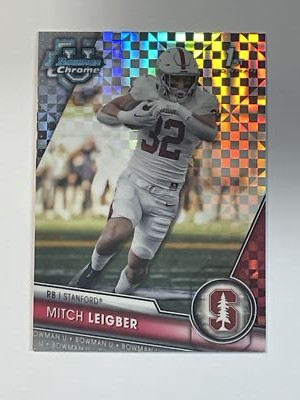 2023 Bowman University Chrome Mitch Leigber #142 X-Fractor 1st | eBay