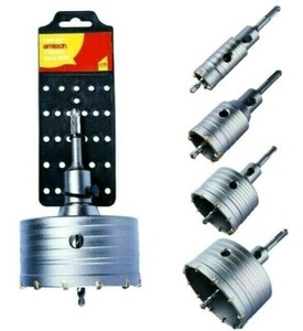 35mm -110mm CORE DRILL BIT CONCRETE SDS MASONRY HOLE PILOT BRICKS BLOCK ...