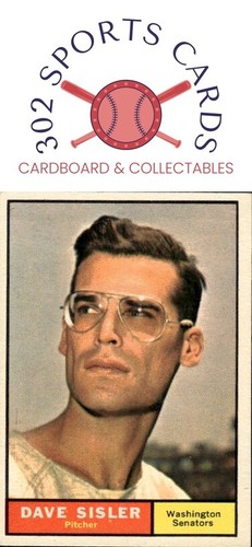 1961 Topps #239 Dave Sisler | eBay