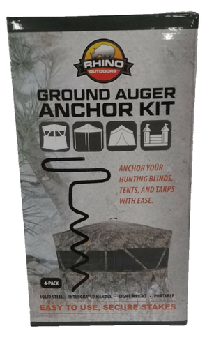 Rhino Ground Auger Anchor Kit, Set of 4 | eBay