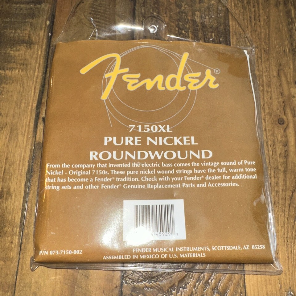 Fender 7150XL "Original Bass" Pure Nickel Roundwound Extra Light Bass ...