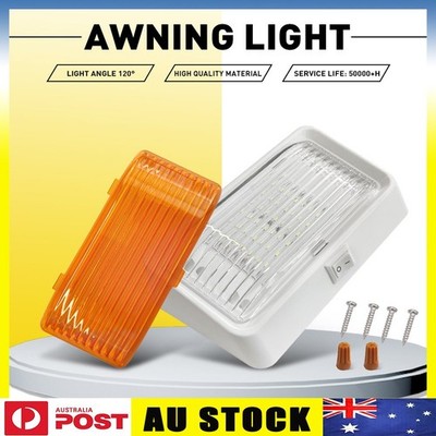 AUS 1x 24 LED Awning Light Lamp W/Switch For RV Camper Motorhome ...
