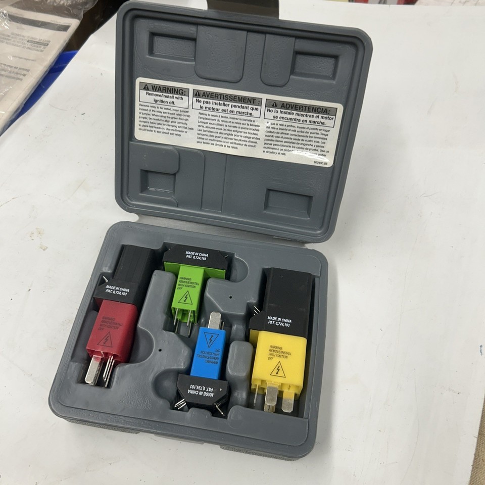 Lisle 56810 Relay Test Jumper Tool Kit In Case Electrical diagnostic ...
