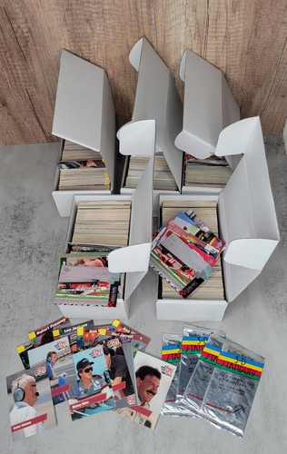 Huge lot NASCAR Trading Cards 9 lbs. Trax Press Pass Finish Line Maxx ...